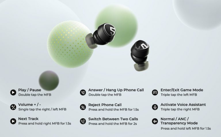Tai Nghe Bluetooth Earbuds SoundPeats Mini Pro
